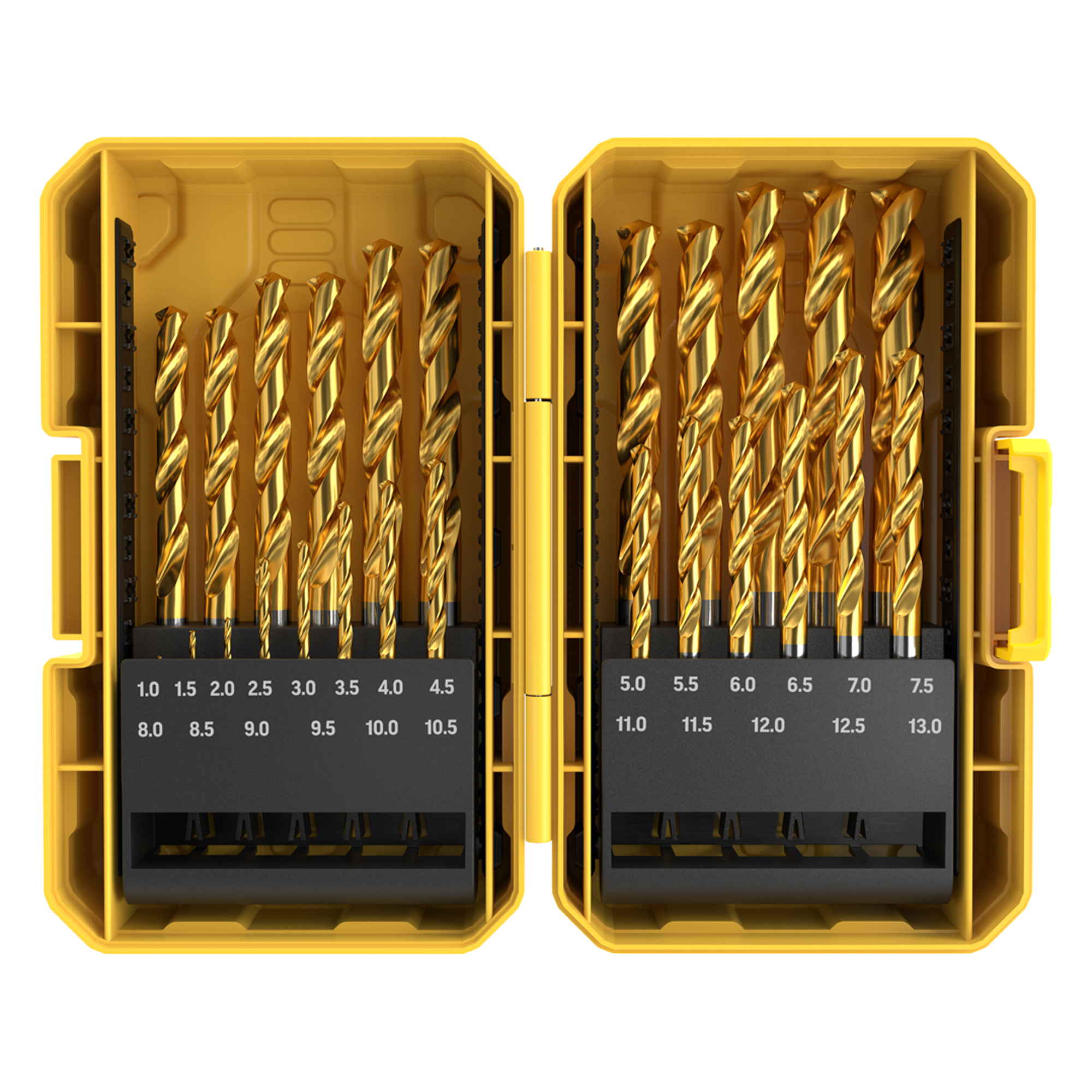 25 Piece | Alpha Gold Series Metric Tuffbox Pro Drill Set - Alpha Tools