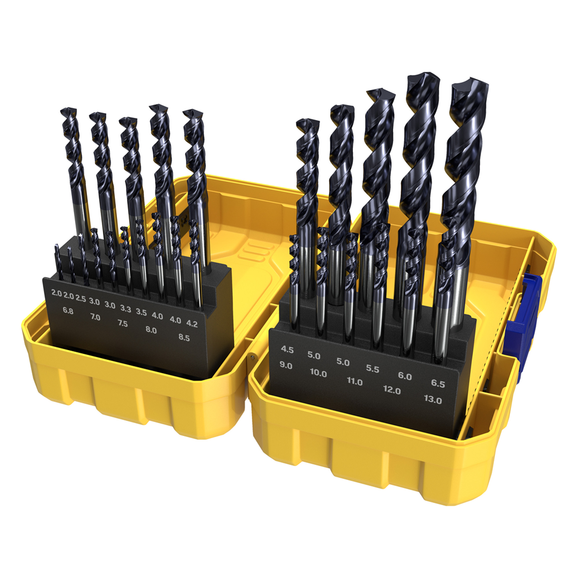 26 Piece | Alpha Stainless Plus Site Ready Metric Tuffbox Pro Drill Set - Alpha Tools