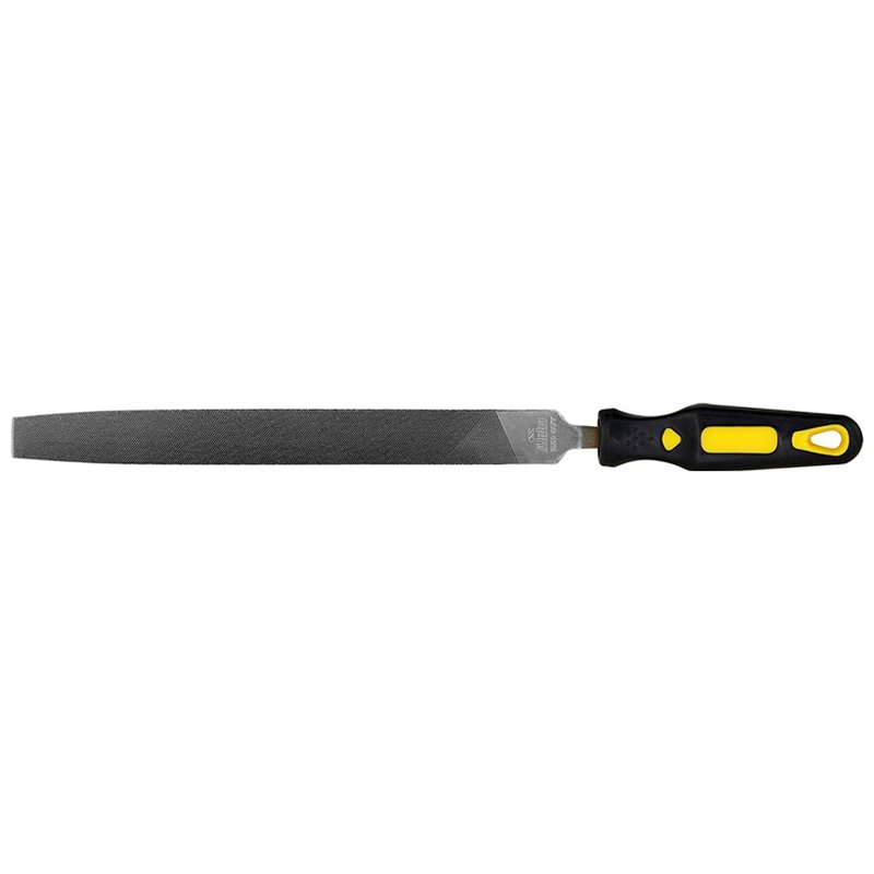 Hand File- Flat 300mm (12in)- 2nd Cut Bulk Unhandled - Alpha Tools
