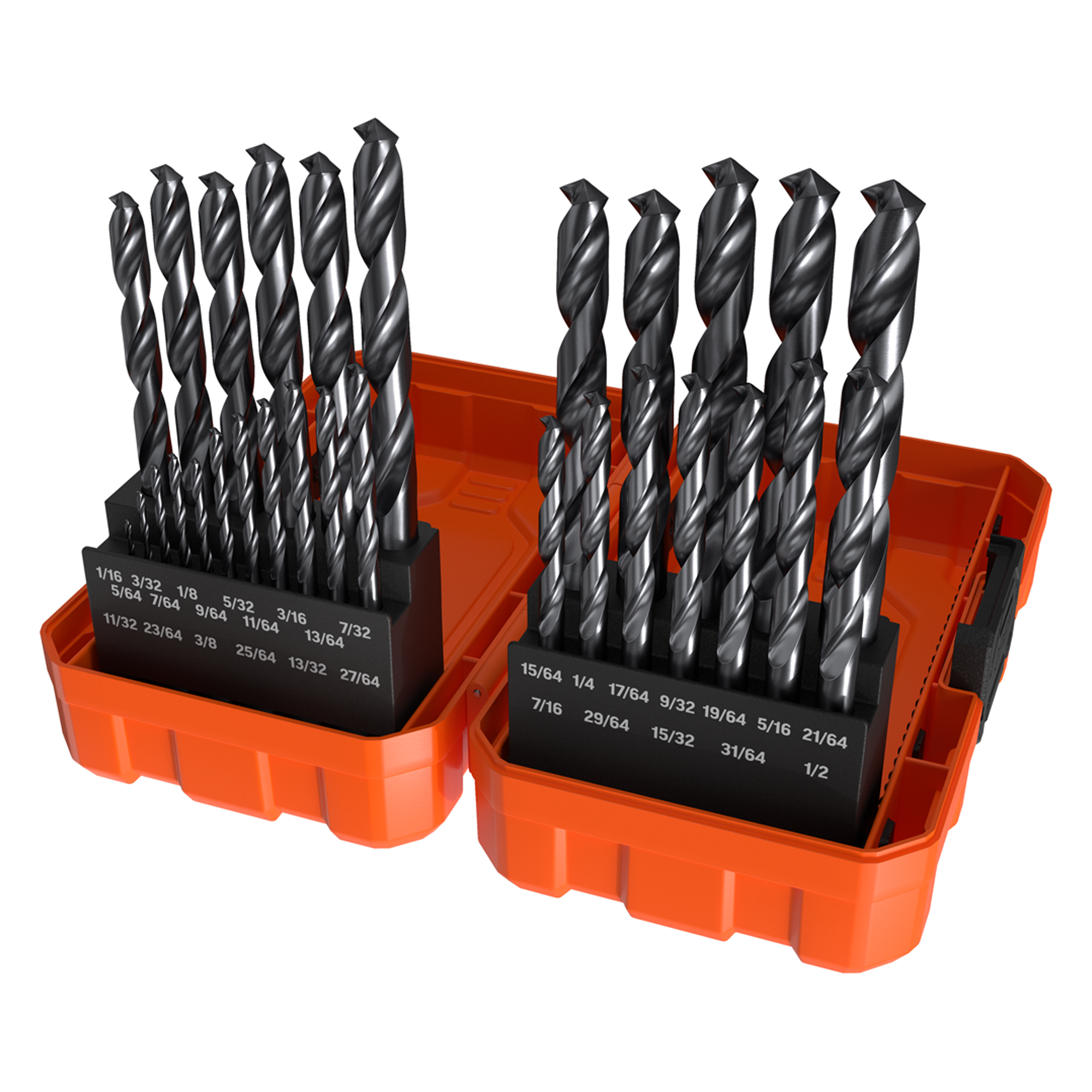 29 Piece | Alpha Black Series Imperial Tuffbox Pro Drill Set - Alpha Tools